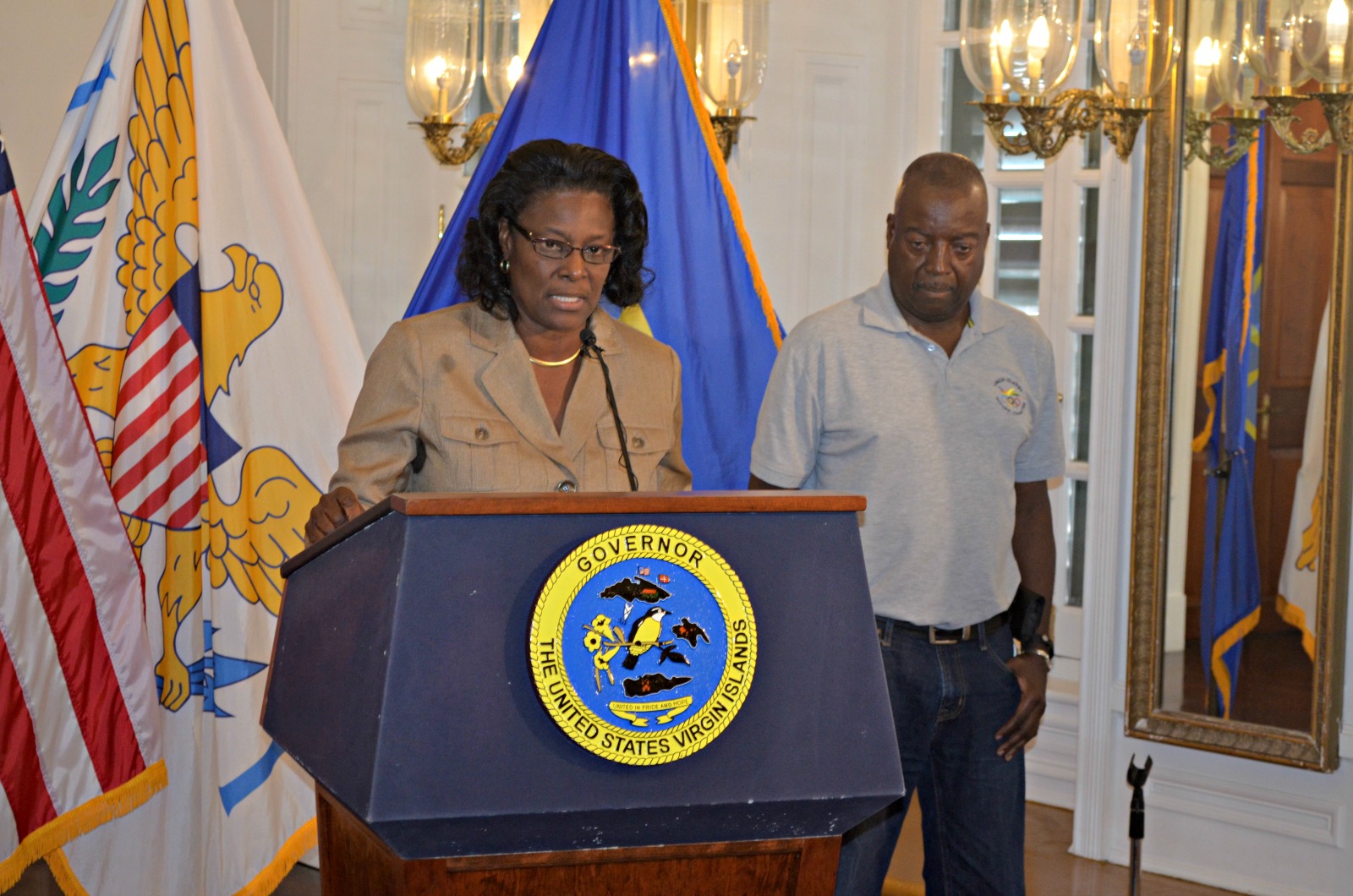 Potter, Mona Barnes Give Update On Tsunami Advisory Response - V.I ...